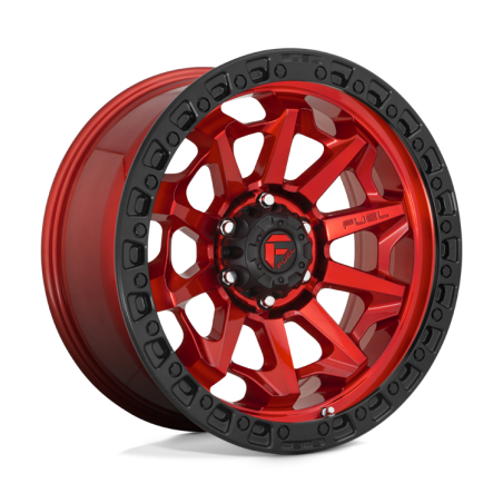 Cerchio 17X9-12 in lega D695 Covert Candy RED Black Bead Ring Fuel JEEP ...
